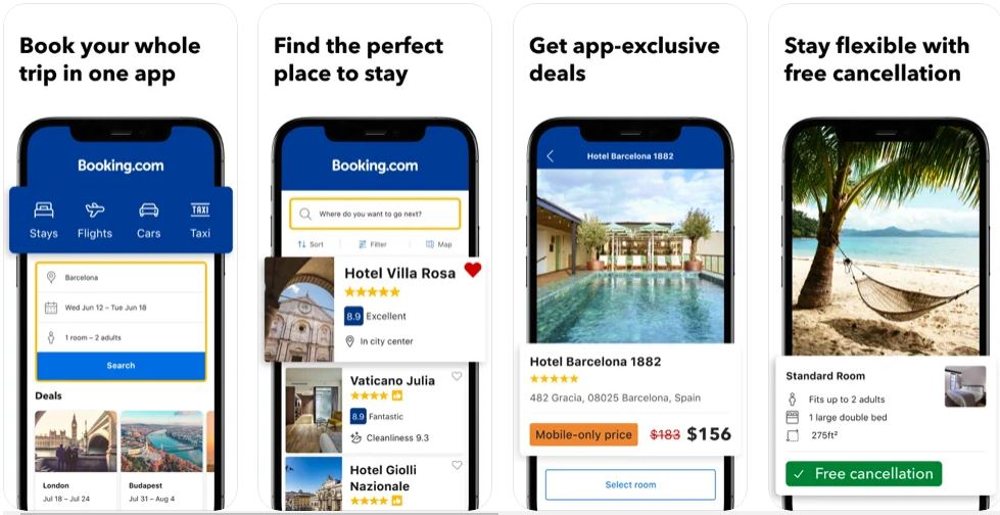 List of Best Hotel Booking Apps for Travelers - Trotter It